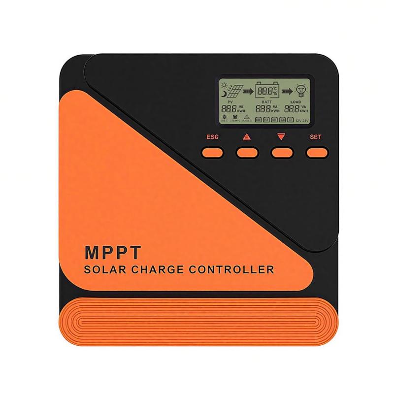 Y&amp;H 60A/40A/20A MPPT ソーラーパネル充電コントローラー 12V 24V オート 最大100V PV入力 GEL SLD FLD LI ユーザーバッテリー電圧レギュレーター用