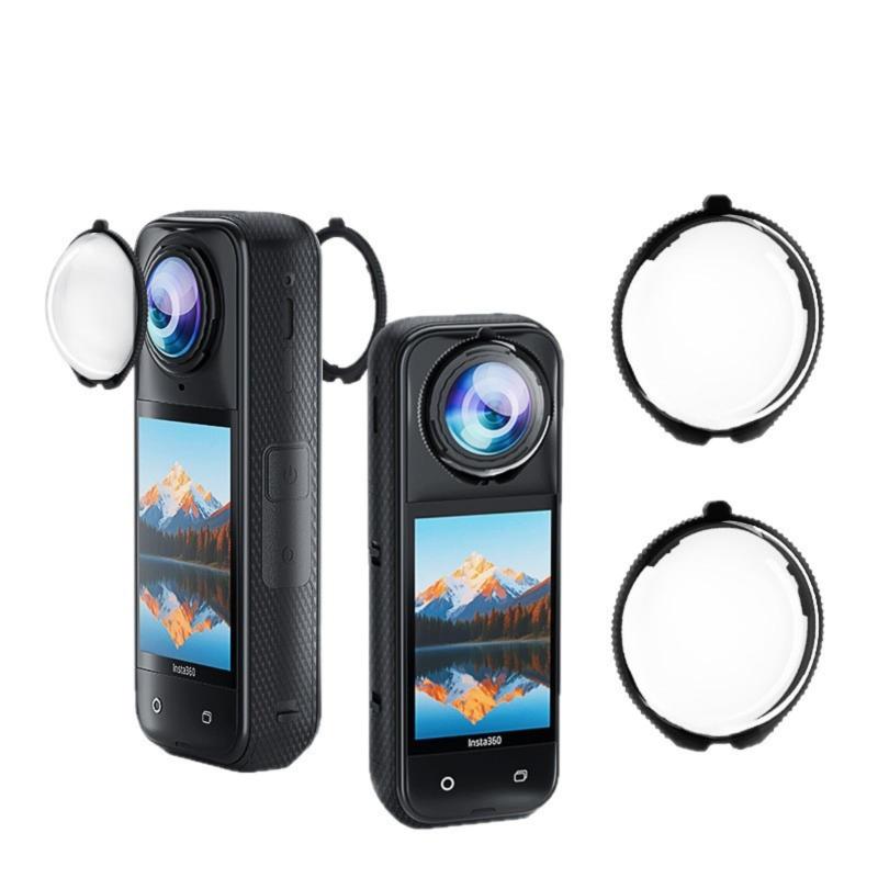 Insta360 X5 対応 レンズガード ガラス レンズ 保護カバー キズ防止 高透過率 Insta360 X5レンズフィルター 10H硬度【精密なフィット感】このX5レンズプロテクターは、Insta360 X5パノラマカメラ専用に設計さ...