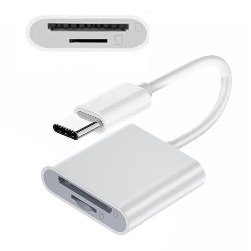 Chenyang 5 in 1 USB C to 2 USB 3.0 TF Micro SD SDXC SDHC カードリーダーアダプター 5Gbps PD 27W対応 ノートパソコン タブレット 携帯電話用