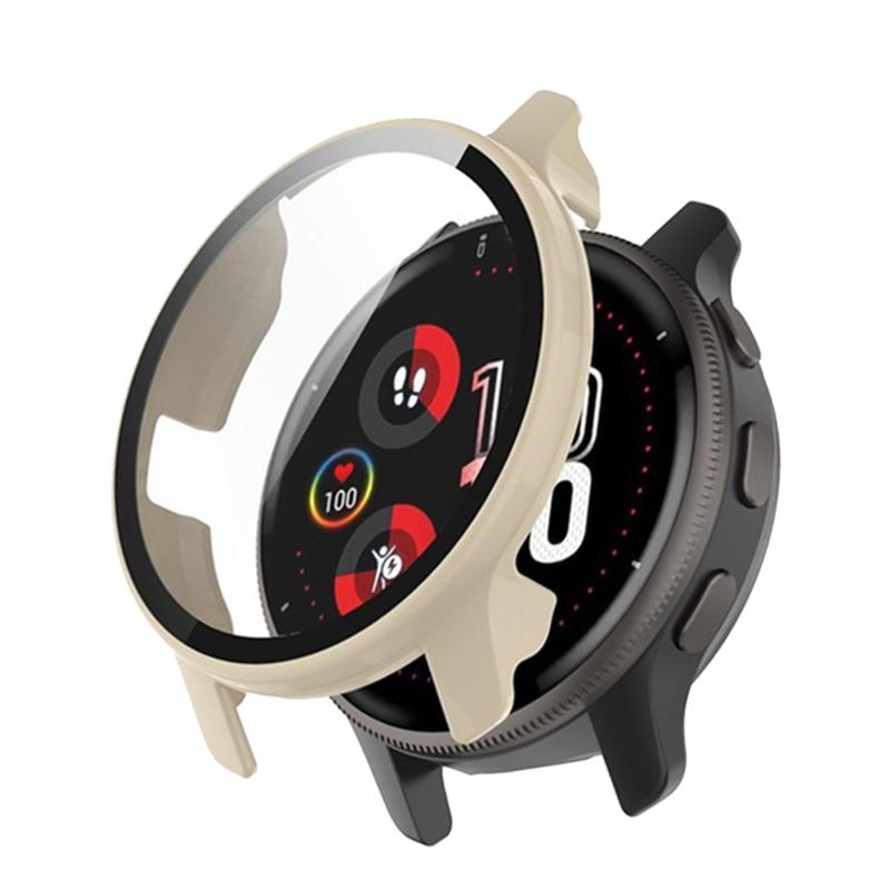 YAODLE For GARMIN Venu 3 カバー ガーミン Venu 3 ケース PC素材 カバー ファーウェイ GARMIN(ガーミン) Venu 3 カバー ガラスフィルム一体型 全面保護 二重構造 防塵 日本旭硝子材 キズ防止...