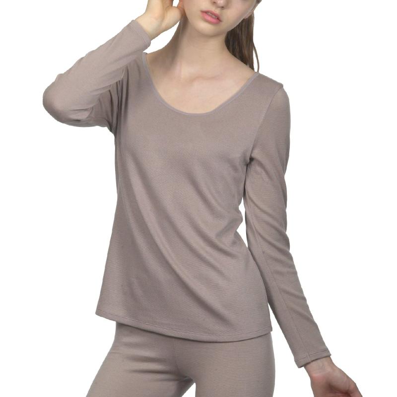 (オブリビオン) OBLIVION 長袖 丸首 やわらか肌着 アクリル88% 裏起毛 保温インナー商品の仕上がり寸法 (誤差1-2cmは正常です)：サイズ〔着丈〕：M〔51cm〕, L〔53cm〕, XL〔55cm〕サイズ〔身輻〕：M〔39...