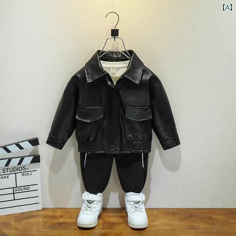 対象性別: 男性出身地: 浙江省ブランド: ピンドゥ・シウザイ商品番号: XT8296-ラインヘムレザージャケット供給カテゴリー: スポット年齢層に適しています: 小児(3～8歳、100～140cm)首輪の種類: ラペル適した季節: 春,秋...