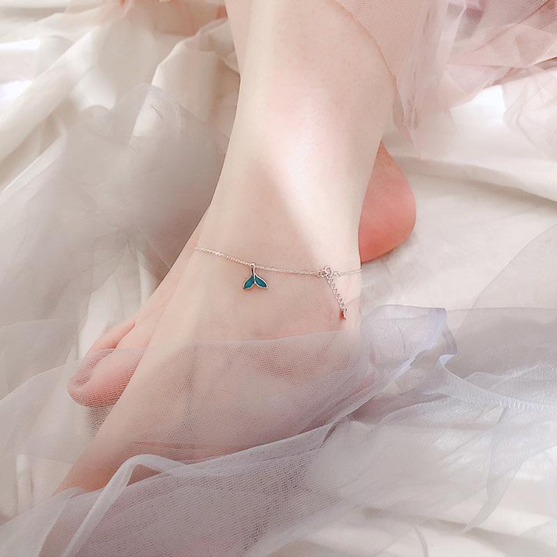 ・種類: 脚鏈・スタイル: 韓国風・対象: 女性用・デザイン: 海洋生物・カラー展開: ブルー・加工: カスタマイズ不可