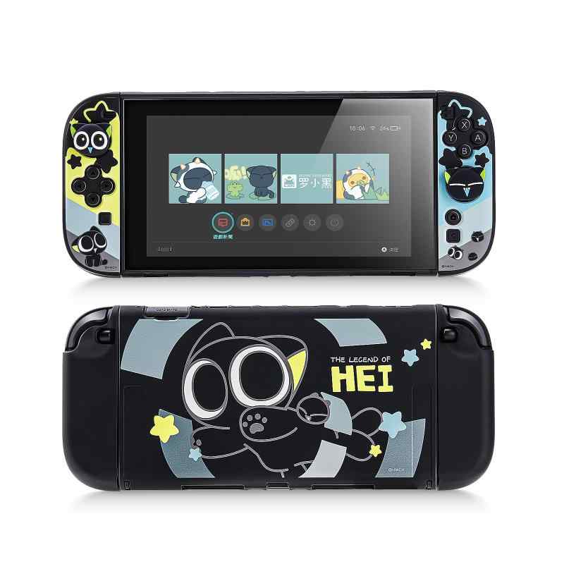 GeekShare Switch 2 Switchカバー switch2対応 スイッチ2025 スイッチカバー PC製 joy con 保護カバー 分体式 カットアウト保護 薄型 傷防止 汚れ防止 対応耐衝撃 取り外し簡単 可愛い 羅小黒【...