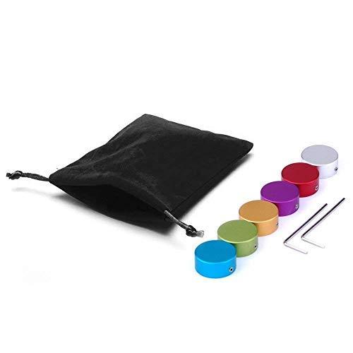 ギターエフェクトキャップ エフェクター フットスイッチハット 3つのネジで固定します 6PCS/セット Guitar Effects Pedal footswitch Hat Mixed Color3つのネジとラバーインサートでしっかりと固...