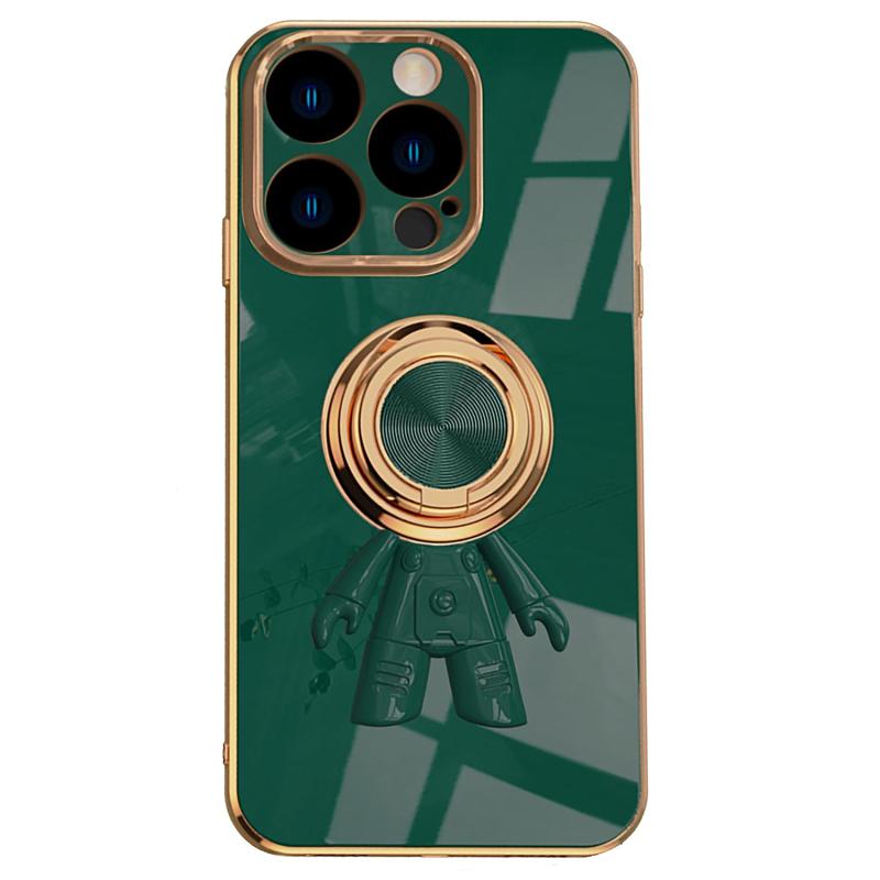 【Coosmart】iPhone 15 Pro Max TPU ケース iPhone 15 Pro Max ケース リング付き アイフォン15 プロ マックス カバー おしゃれ かわいい 宇宙飛行士 携帯ケース スタンド機能 滑り防止 スマ...