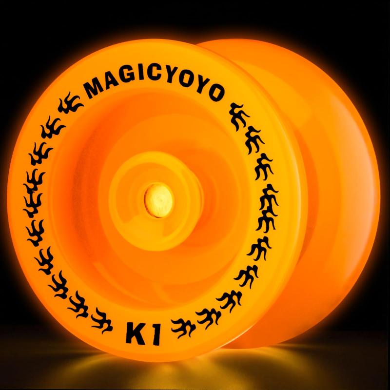 MAGICYOYO レスポンシブ ヨーヨー K1 Tug Return ヨーヨー、ハブスタック ヨーヨー 子供用 初心者向け デュアルパーパス ヨーヨー 反応しないベアリング付き 収納バッグ付き【初心者向けプロフェッショナルレスポンシブヨー...