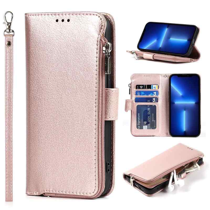 Wallet case with many card slots for iPhone 14 Pro Max【機能性(1)】：スタンド機能が付いて、横向いて斜めに立てて、お好きな角度に調整することができ、映画や読書を楽しむ際に両手を開放され...
