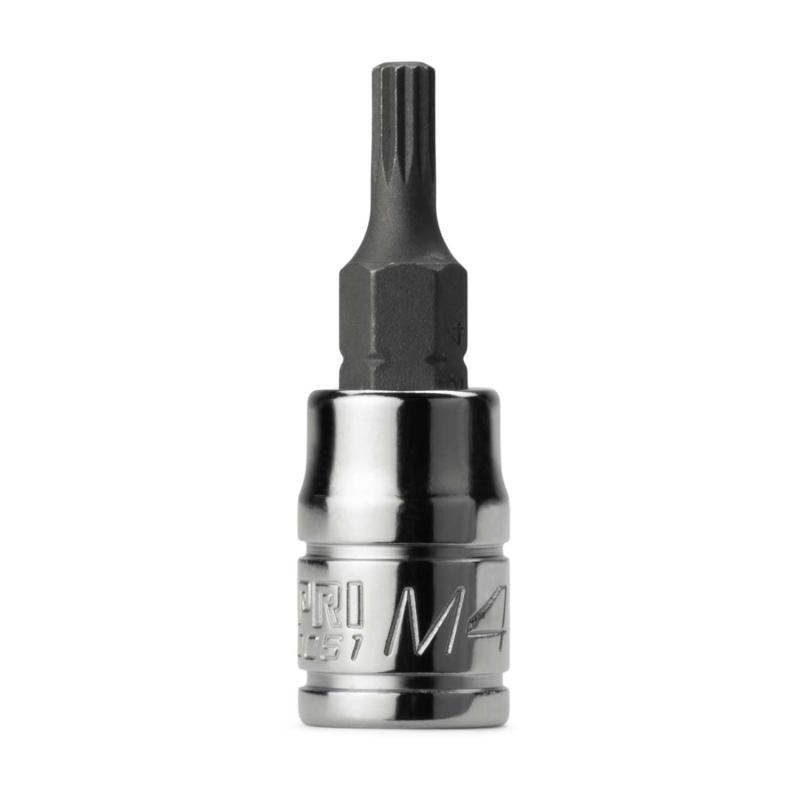Capri Tools XZN トリプルスクエアスプラインソケットビット、メートル法3/8インチドライブXZNスプラインソケットビット1個。耐久性の高いクロムバナジウム構造。鏡面研磨ソケット、熱処理された硬化S2スチールビットXZNビットは...