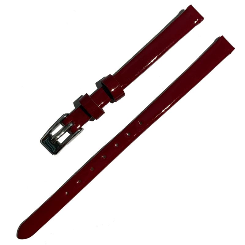 トンチャーメー 腕時計用ベルト 7mm 8mm 10mm 交換ベルト本革 カーフ レザー 牛革 腕時計バンド 柔らかい 細い 軽量 レディース 交換用工具付き