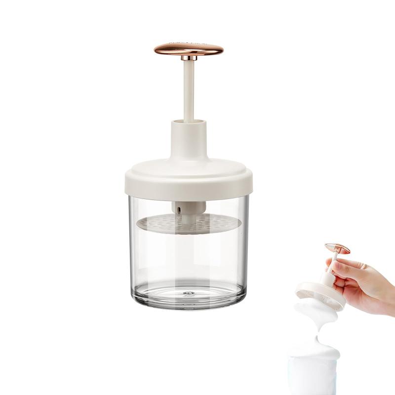 aninako 洗顔泡立て器 340ml 洗顔 泡立て 洗顔フォーム ポータブル もちふわ泡立て器 シャワー・風呂・顔・シャンプー 洗顔用 固形石鹸 洗顔料【超綿密泡】この洗顔料泡立て器は、洗顔料の使用量を減らすのに役立ちます。洗顔料の使用...