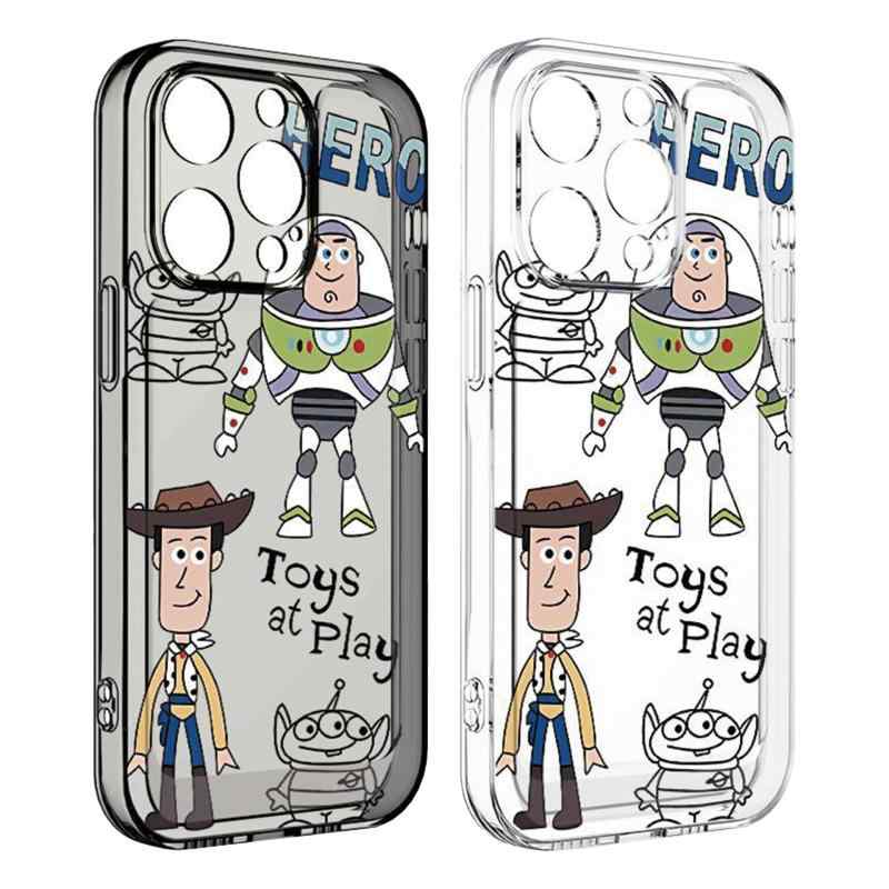 HAMACOD バズ・ライトイヤー iPhone 15 用 ケース ウッディ スマホケース iphone SE3 适用 TPU 透明 黄ばみにくい すり傷防止 指紋防止 耐衝撃 トイストーリー iphone 13 ケース 携帯保護カバー 薄...