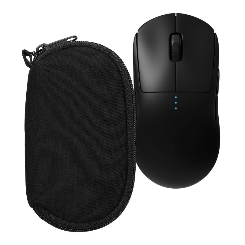 kwmobile マウスケース Logitech G Pro Wireless 1対応 ケース - 無線マウス ジッパー付き ネオプレン 黒色ぴったり: Logitech G Pro Wireless 1対応360度プロテクション: この保...