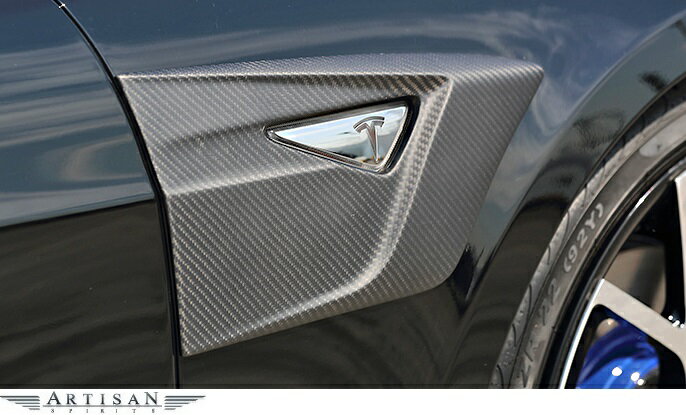 商品詳細 商品名フェンダーガーニッシュ 2P メーカーARTISAN SPIRITS (SPORTS LINE BLACK LABEL) O.F.K. Edition 状態/素材新品／FRP(未塗装) 対応車種テスラ／TESRA タイプモデ...