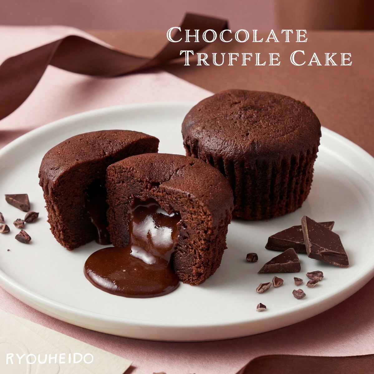 ◆ 商品情報 ◆ 名称 トリュフショコラケーキ お届け状態 常温 原材料名 小麦粉(国内製造)、チョコレート加工品、砂糖、卵、マーガリン、ショートニング、牛乳、ココアパウダー、アーモンドパウダー、洋酒、塩／膨張剤、乳化剤、加工澱粉、香料、酸...