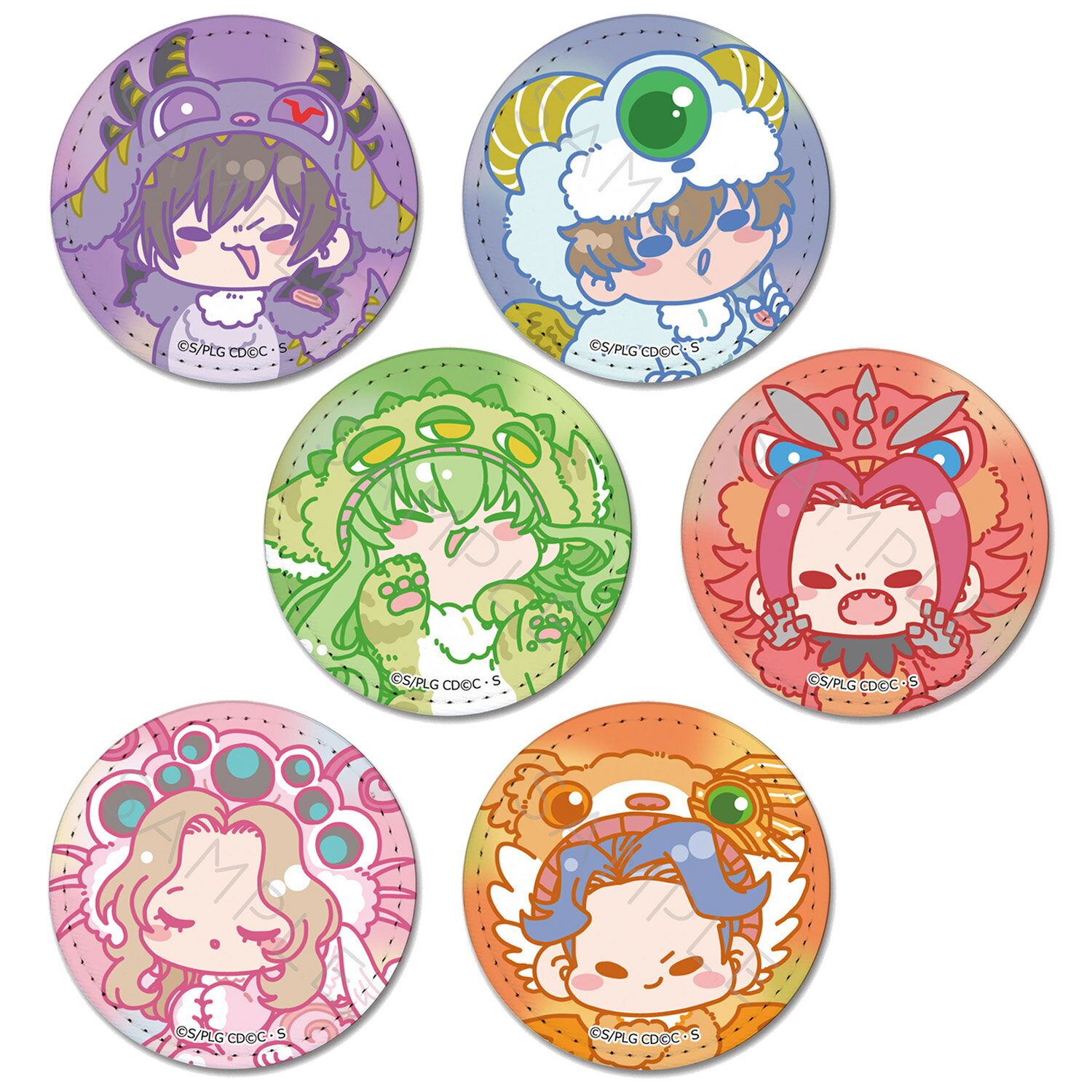 商品詳細発売日2024年12月下旬商品説明『コードギアス 反逆のルルーシュ』 より、レザーバッジの登場です。MA(ルルーシュ) MB(スザク) MC(C.C.) MD(カレン) ME(ナナリー) MF(ジェレミア) のイラスト入りPUレザー...