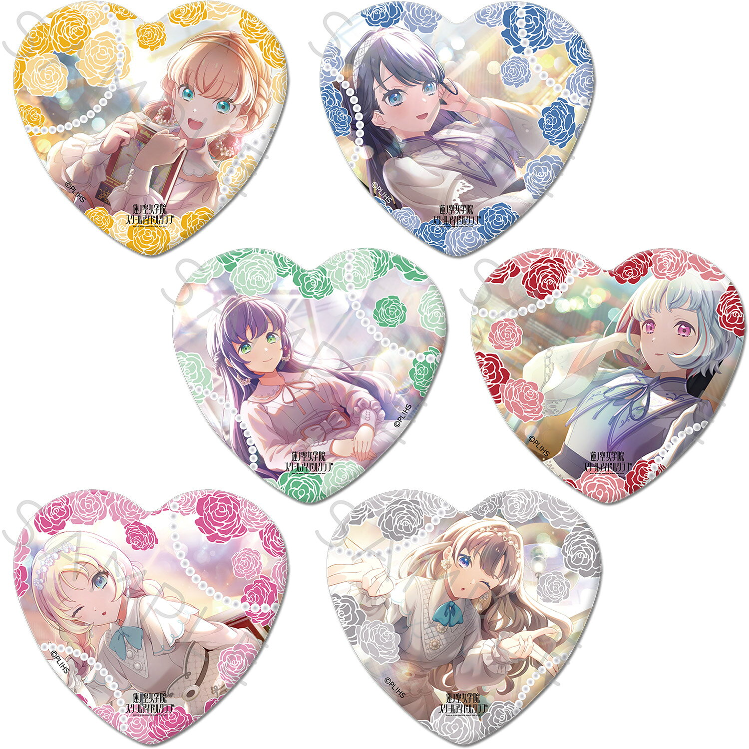 商品詳細発売日2024年8月下旬商品説明『ラブライブ！蓮ノ空女学院スクールアイドルクラブ』第3弾より、ハート型缶バッジの登場です。SA(日野下 花帆) SB(村野 さやか) SC(乙宗 梢) SD(夕霧 綴理) SE(大沢 瑠璃乃) SF(...
