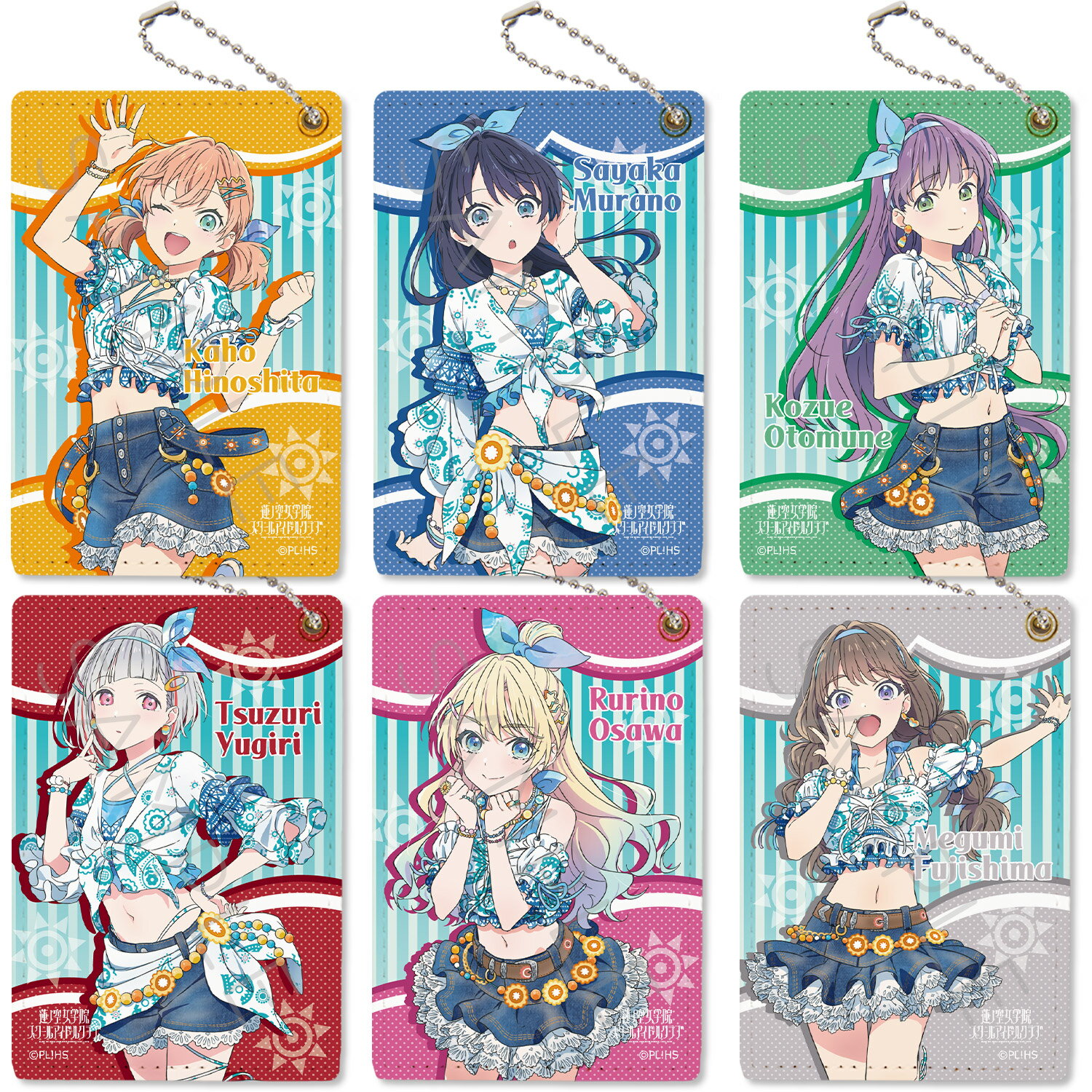 商品詳細発売日2024年8月下旬商品説明『ラブライブ！蓮ノ空女学院スクールアイドルクラブ』第3弾より、パスケースの登場です。SA(日野下 花帆) SB(村野 さやか) SC(乙宗 梢) SD(夕霧 綴理) SE(大沢 瑠璃乃) SF(藤島 ...