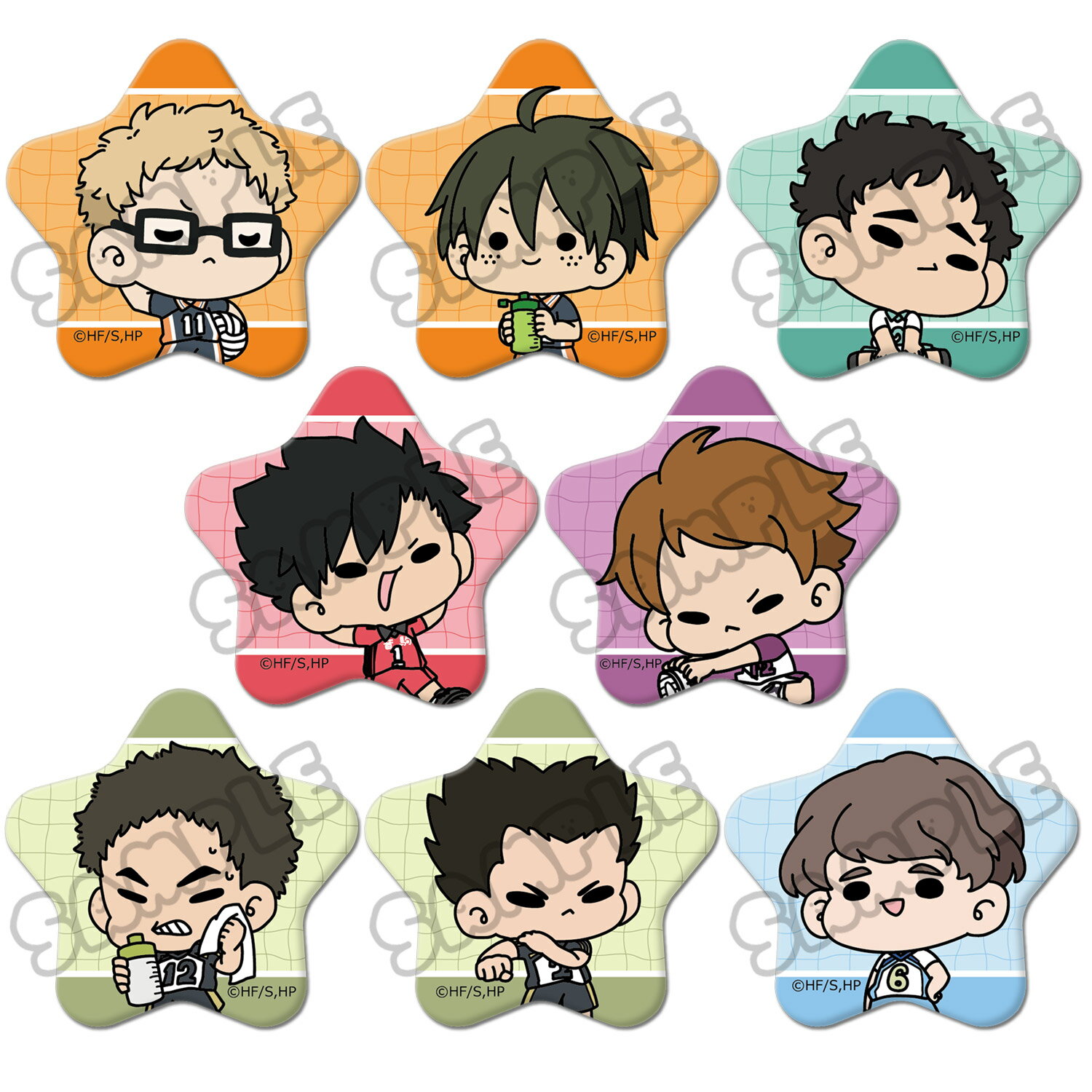 商品詳細発売日2025年3月中旬商品説明「ハイキュー!!」みんなmochocho化大作戦！第3弾より、星型の缶バッジの登場です。月島 蛍 山口 忠 松川一静 黒尾鉄朗 川西太一 尾長 渉 鷲尾辰生 昼神幸郎 のイラスト入り缶バッジです。周り...