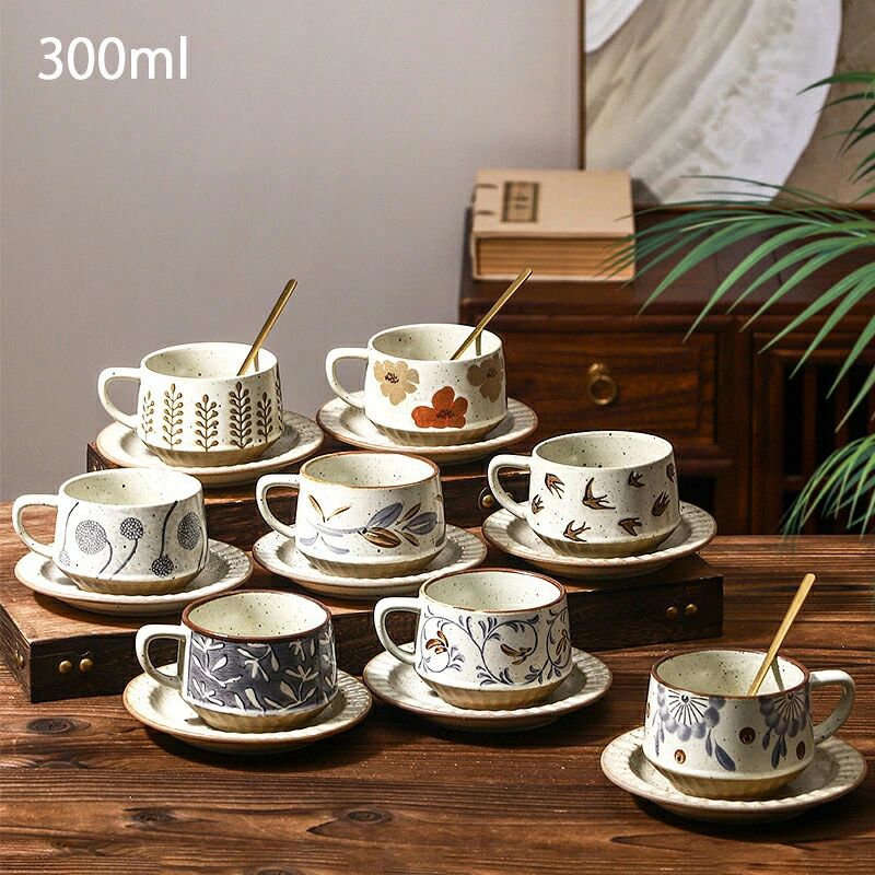 商品情報サイズ：直径9*高さ6.7cm材質：磁器容量：500ml適用範囲：食器洗い機、電子レンジ、消毒キャビネット、オーブン、冷蔵庫。使用上の考慮事項：1.電子レンジ、オーブンを使用でき、直接火で加熱することはできません。2.金属系洗浄ボー...