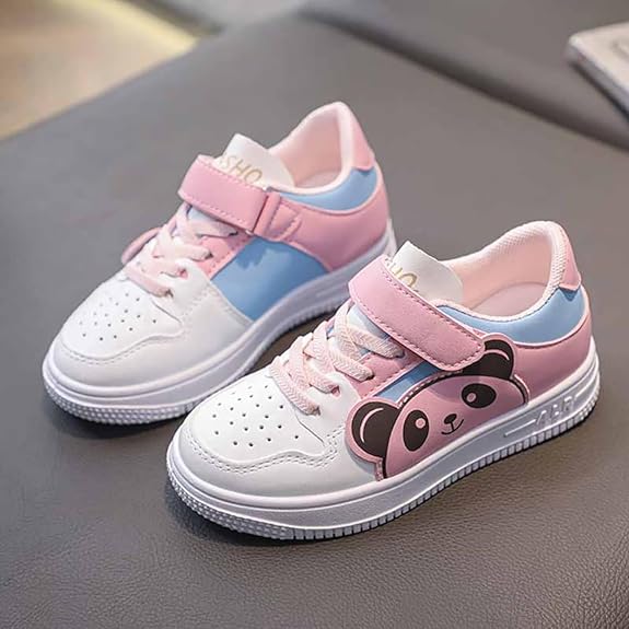 キッズシューズ 男の子 女の子 スニーカー ジュニア スポーツシューズ 子供靴 ボーイズ ガールズ 人気 運動靴 キッズ 幅広 マジックテープ 着脱簡単 可愛こども靴 通園通学 誕生日 プレゼント 通気 滑り止 16.5cm-22.0cm ...