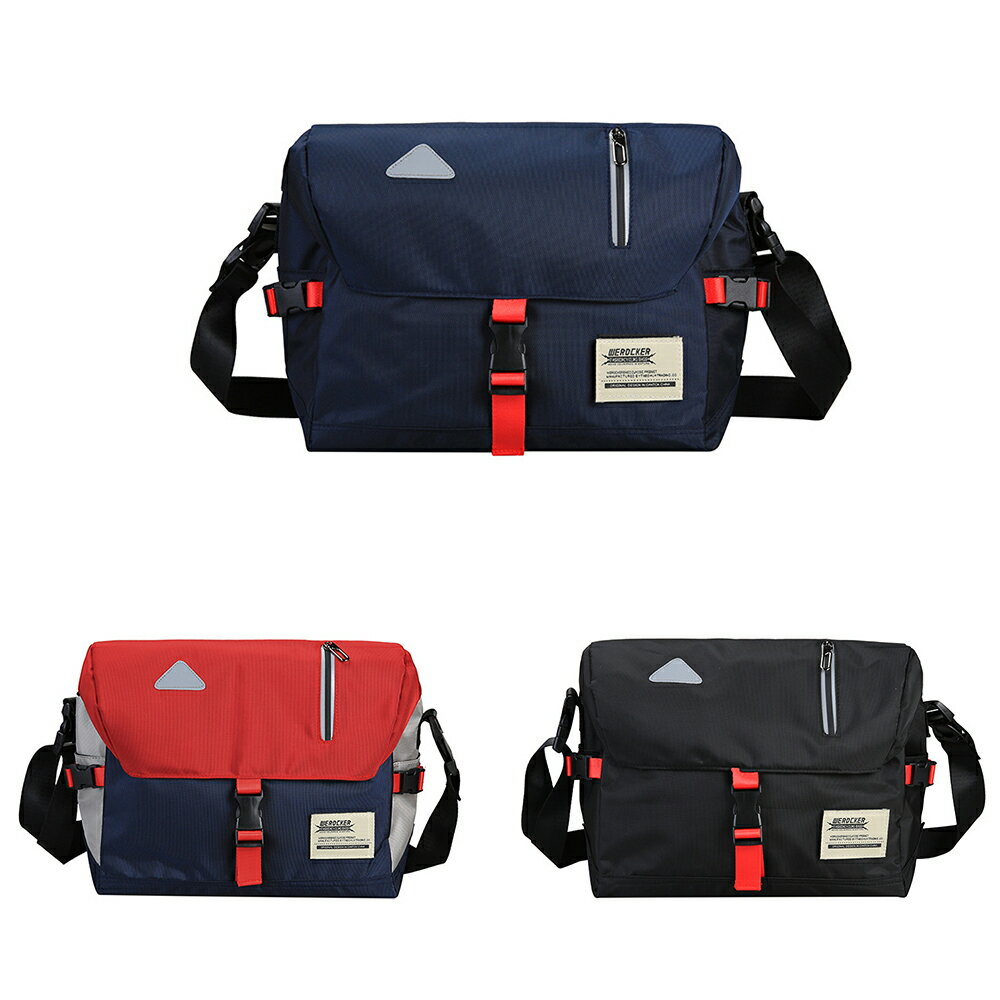 ショルダーバッグ かばん メッセンジャーバッグ メンズ 斜めがけ 肩掛け 普段使い 丈夫 ポケット多い 大容量 PC収納可能 撥水 反射素材付き 収納に最適 男女兼用 通勤 通学 トートバッグとしても、ショルダーバッグとしても使える人気のバ...