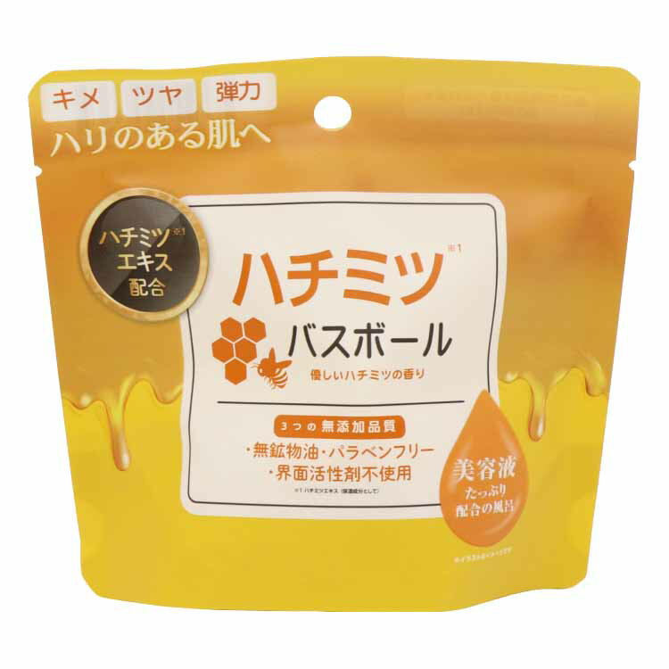 もっちり肌を実現したい。ハチミツエキス配合で美しく透き通るようなすべすべ肌に。●商品サイズ（cm）幅約13×奥行約5×高さ約12●商品重量約60g●素材・成分炭酸水素Na、クエン酸、PEG-8、ラウリル硫酸Na、ハチミツエキス、黄4、黄5、...
