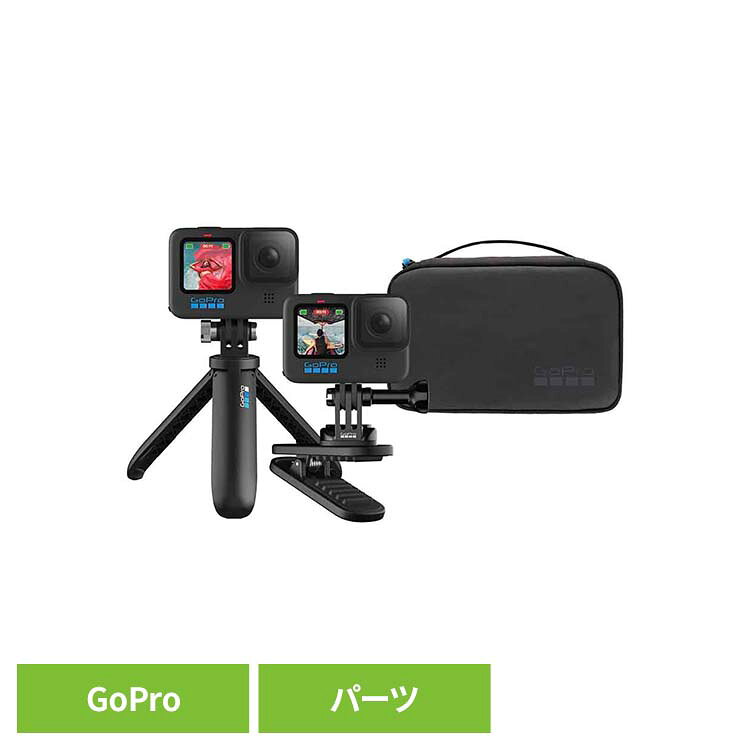 旅行中の自撮りや、集合写真などに。超万能なShorty (ミニ延長ポール + 三脚) と、GoProをリュックサックのストラップやギアに取り付けたり、マグネットで金属面に貼り付けたりできるマグネティック スイベルクリップのセット。●商品サイ...