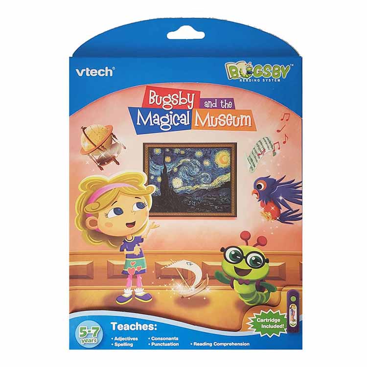 BUGSBY Reading System用のブックシリーズ。バグズビーと一緒に美術館の絵から飛び出してきたものを元の絵にもどそう！※ペンは別売●商品サイズ（cm）幅約19×奥行約1×高さ約23.5●商品重量約0.23kg●対象年齢5歳〜7...