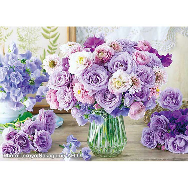 パープルの花が美しい500ピースパズル●商品サイズ（cm）幅約29×奥行約22×高さ約5●商品重量約0.51kg●材質500ピース（検索用：紫の花 フラワー 500ピース ジグソーパズル 4959295003219）最強翌日配送対象商品に関...