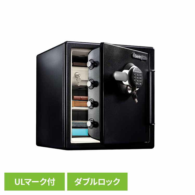 確かな信頼のULマーク付。過酷な米国UL1時間耐火テスト、爆発テストに合格 火災時の消火放水や浸水などの水害から守る耐水性能付 熱に弱いCD/DVD/USBメモリなどを守るデジタルメディア耐火性能認定品 太く頑丈な複数本のカンヌキと、こじ開...