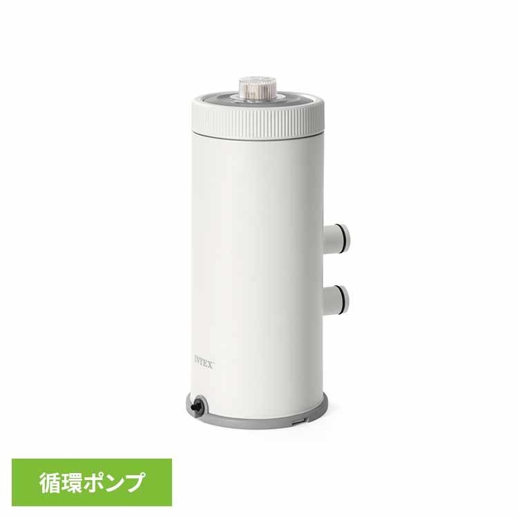 プールの水をキレイに保つお手入れ簡単な循環ポンプです。●商品サイズ（cm）幅約155×奥行約155×高さ約370●商品重量約4kg●電源100V 50／60Hz（検索用：INTEX プール 大型 家庭用 AGP ポンプ フィルター 循環 6...