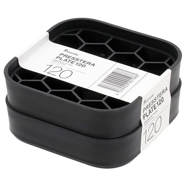 プレステラの機能性を引き立てる専用設計の受皿プレステラプレート120型ブラック2枚セットプレステラプレートは、プレステラの機能性をさらに引き立てる、専用設計の受け皿です。格子状のインナーが鉢底を浮かせる構造になっており、水がたまりにくく、通...