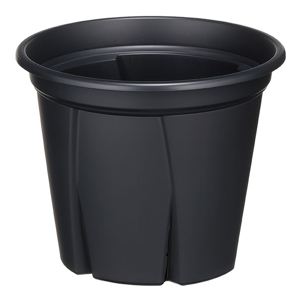 直径9.0cm×高さ8.6cm 植物の根を元気に育てるスタイリッシュなスリット鉢根っこつよし3号ブラック5個セット通気性や排水性を良くして、根の生育環境を整えるスリット構造。通気性を良くすることで、根のサークリングを軽減し、植物の発根が促進...