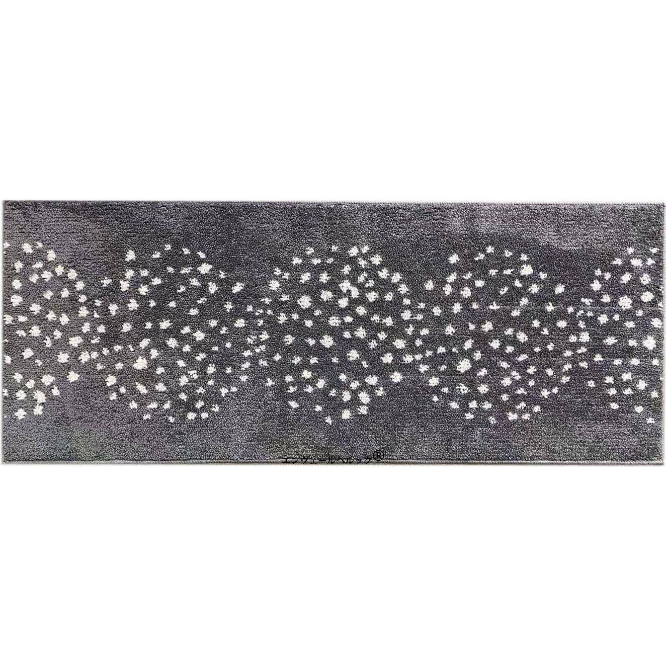 【北欧風シンプルデザインのキッチンマット】シンプルだけど暖かみのある北欧風デザインが印象的なキッチンマット。お部屋のインテリアに馴染む落ち着いた色味で、キッチンだけでなく、ソファの下や廊下、玄関など様々な場所でマルチにお使いいただけます。【...