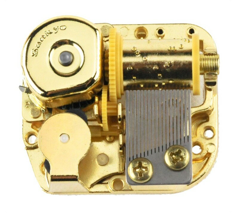 18弁 スタンダードタイプのオルゴールムーブメントです。 当店で在庫している商品ですので、箱に組み込み、すぐに発送できる商品です。 こちらの商品は18弁タイプのムーブメントのみです。 当店ではケースをDIYでお作りになる方などの為にメカのみ...