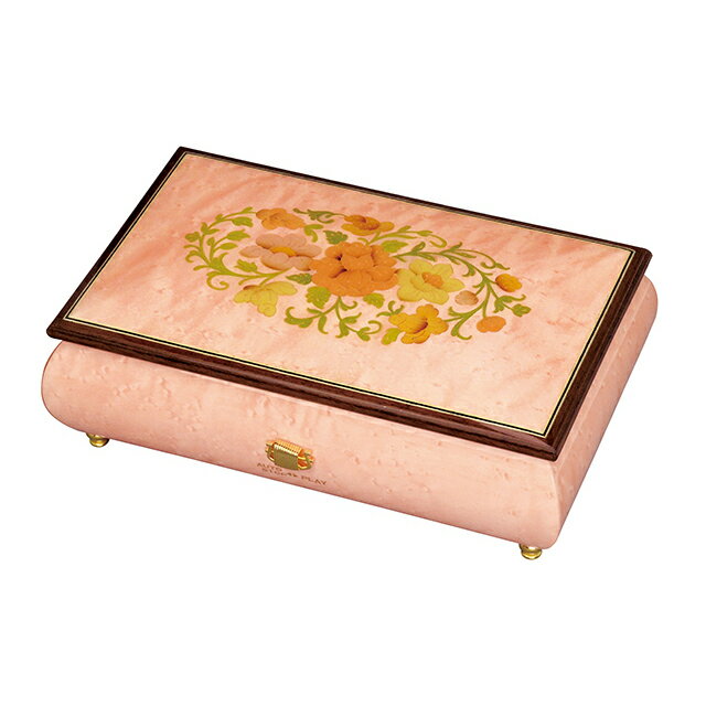 【ケースのみ】50弁用 象嵌ボックス ピンク 花柄 EX245 エレガントな花柄で装飾された象嵌細工の50弁用ボックスです。（花柄ピンク） ※※ ご注意ください ※※ また、こちらの商品は受注生産品となり、納期が1ヶ月半~2ヶ月程度かかりま...