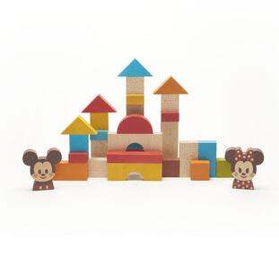 「ミッキーとミニーのおうち」や、「ツリーハウス」、「ふね」「お城」などいろいろなものを創ってみよう！ ・パッケージサイズ W21×D18×H21.5 ・サイズ詳細 【ミッキーマウス】約W6×D1.5×H6.4cm 【長方形BLOCK】約W9...