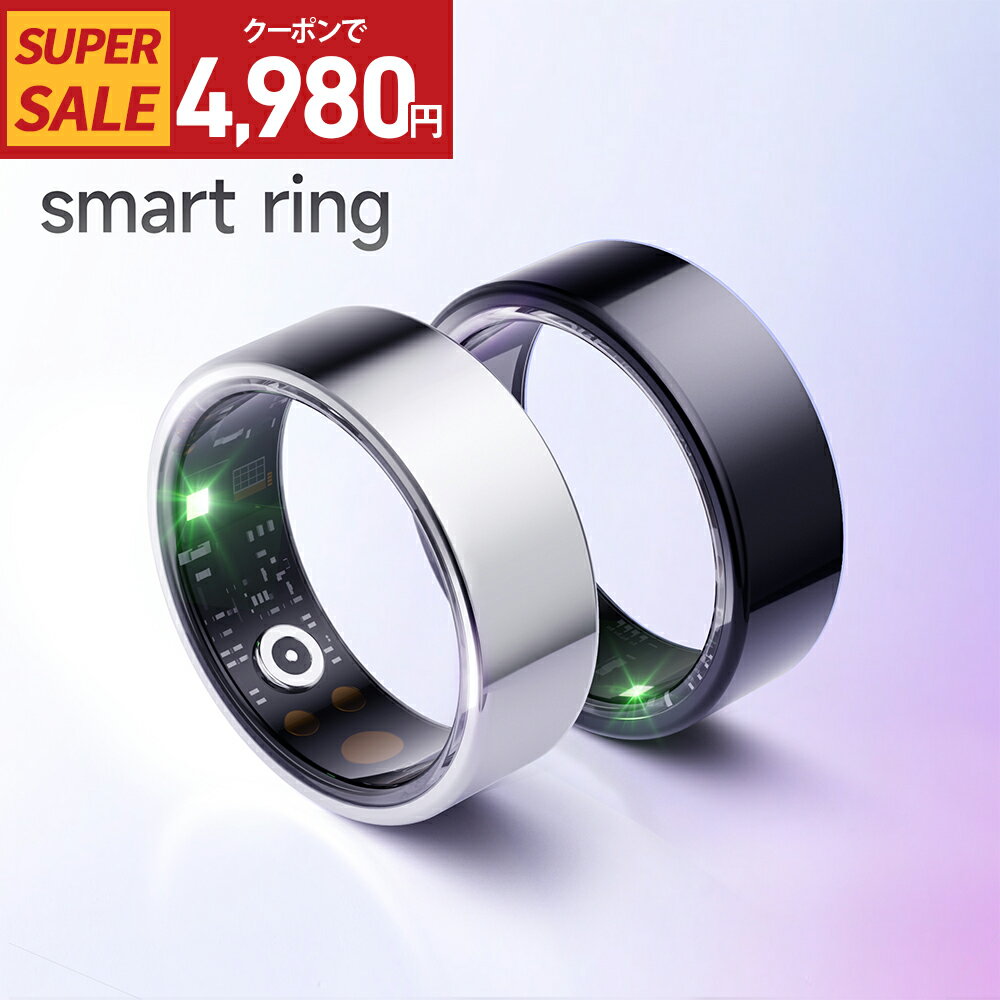 商品名 スマートリング evofit 仕樣 ●カラー：ブラック、シルバー ●Bluetoothバージョン：Bluetooth5.4 ●防水レベル：IP68 ●サイズ：6号、7号、8号、9号、10号、11号 おすすめポイント ●【指先で健康管...