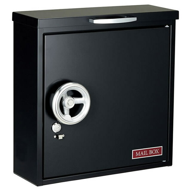 ■投函口にも取手が付いた、お洒落で便利なポスト。プッシュボタンがちょっとメカニックです。 ■材質：ZAM(高耐食溶融メッキ鋼板) ■サイズ： 閉時：幅390mm×高さ398mm×奥行き165mm 開時：幅390mm×高さ550mm×奥行き4...