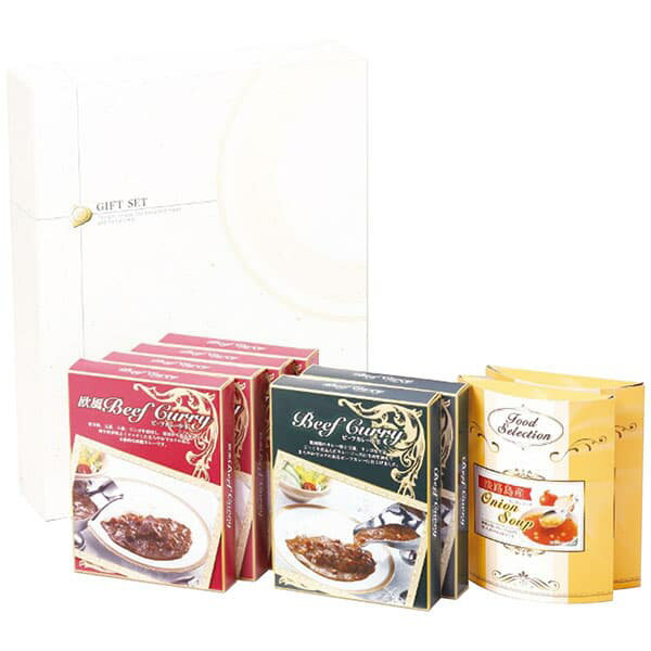 ●ビーフカレー150g(レギュラー2箱・欧風4箱)・淡路島産フルーツたまねぎのスープ(6.2g×4袋)2箱・賞味期間/製造日より常温約360日・［日本製］・【小麦・牛肉・大豆・鶏肉・りんご・ゼラチン】・29×37×6cm・80サイズ・143...