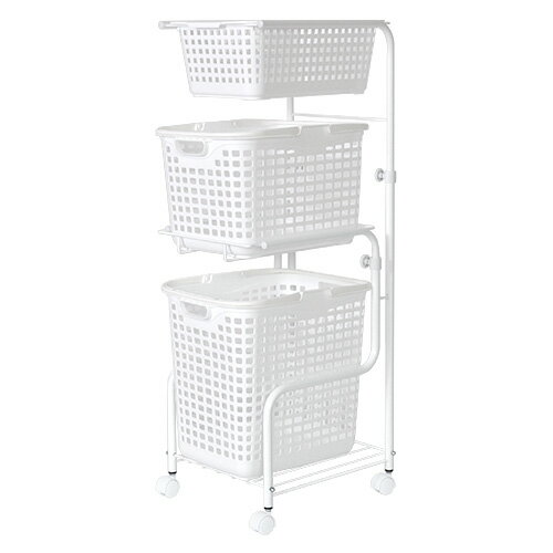 メーカー直送のため、代引でのお支払方法はお受けできません。不良品以外の返品・交換はお受けできません。この商品は北海道・沖縄・離島にお届けの場合は送料別途となります。お問い合わせ下さい。 大容量のバスケットなのに、スリムだから幅の狭い場所でも...