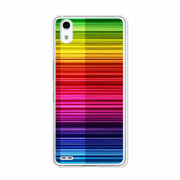 ・全国どこでも送料無料でお届けいたします。Android One X3 (京セラ・KYOCERA)アンドロイド ワン X3 ケース Y!mobile ワイモバイル 商品名Android One X3 ケース/カバー 【Rainbow クリア...