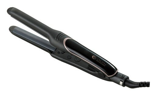 🔵高い操作性と小回りの利く特殊形状プレートで、多彩なアレンジを可能に。 プレートには、高濃度のクレイツイオン（プレミアムクレイツイ オン ※）を配合した「オーバルプレート」を採用。半円形の特殊形 状プレートが髪をしっかり挟み...