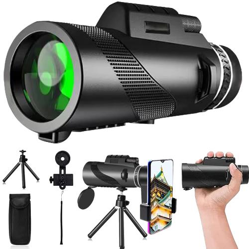 80x100高倍率単眼鏡と組み合わせて使用できるので、倍率は最大80倍、50mm対物レンズの直径、フル多層コーティングレンズを採用し、光の透過率と解像度を向上させます。 クリアで明るい画像と異なる視野を提供します。 BAK-4プリズムとFM...