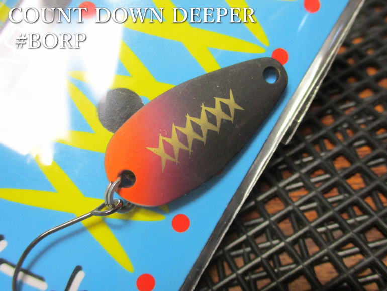 AREA ■COUNT SLIPPER ■CountDown DEEPER Native ■MORESILDA ■INKOO ■Vibrax 肉厚・カッ飛びスプーン　着水後、スピーディなカウントダウンで狙いのタナを直撃。浮き上がりを抑えたデ...
