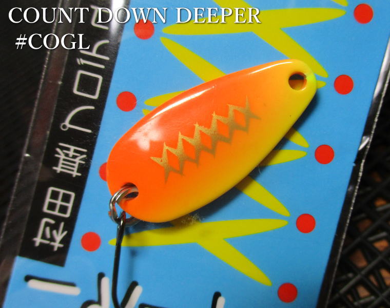 AREA ■COUNT SLIPPER ■CountDown DEEPER Native ■MORESILDA ■INKOO ■Vibrax 肉厚・カッ飛びスプーン　着水後、スピーディなカウントダウンで狙いのタナを直撃。浮き上がりを抑えたデ...