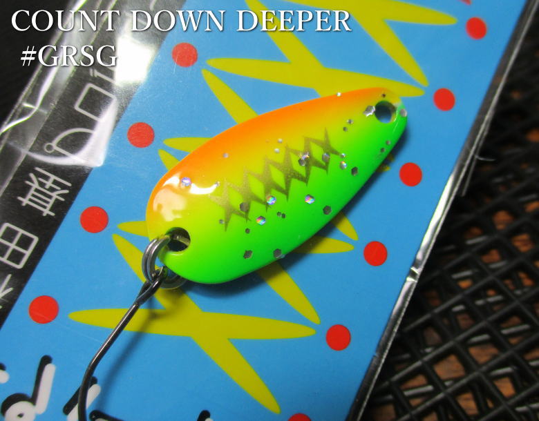 AREA ■COUNT SLIPPER ■CountDown DEEPER Native ■MORESILDA ■INKOO ■Vibrax 肉厚・カッ飛びスプーン　着水後、スピーディなカウントダウンで狙いのタナを直撃。浮き上がりを抑えたデ...