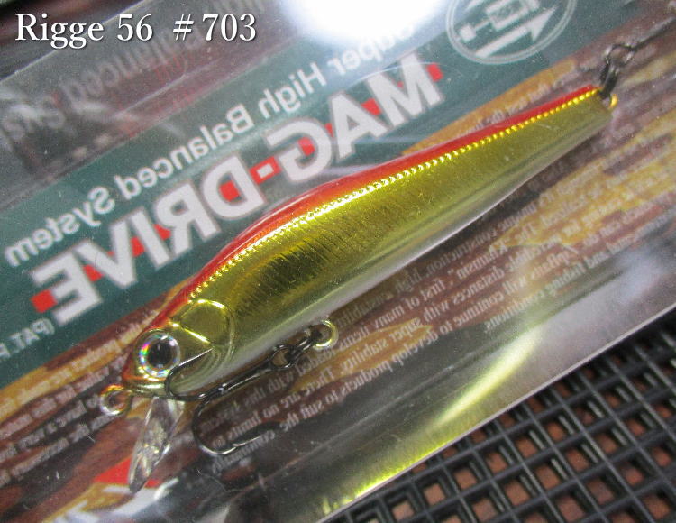 Plug ■Rigge ■Rigge DEEP ■Rigge FLAT 　アップからダウンまで、攻め方向不問の56S。その考え尽くされたウエイトバランスと沈降姿勢によって、トゥイッチングに機敏に反応する感度を備えています。クロスからダウンま...