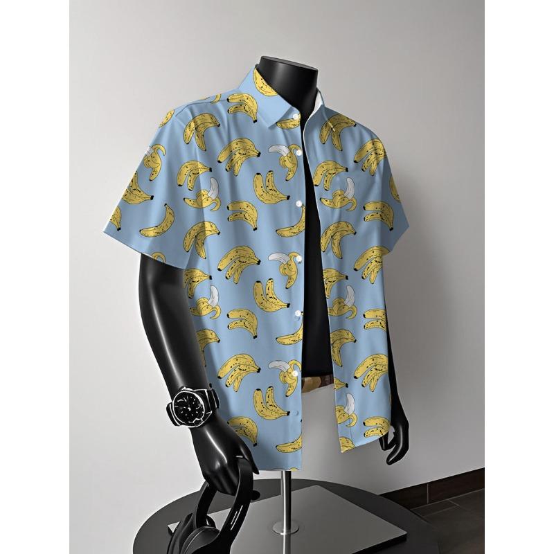 ・カテゴリ: シャツ・スタイル: 若者向けカジュアル・フィット: ゆったり・性別: 男性・対象: 青少年・主な素材: リネン96%以上・生地番手: 20番手・ネックライン: 襟付き・袖丈: 半袖・柄: 植物花柄プリント・厚さ: 普通・カラー...